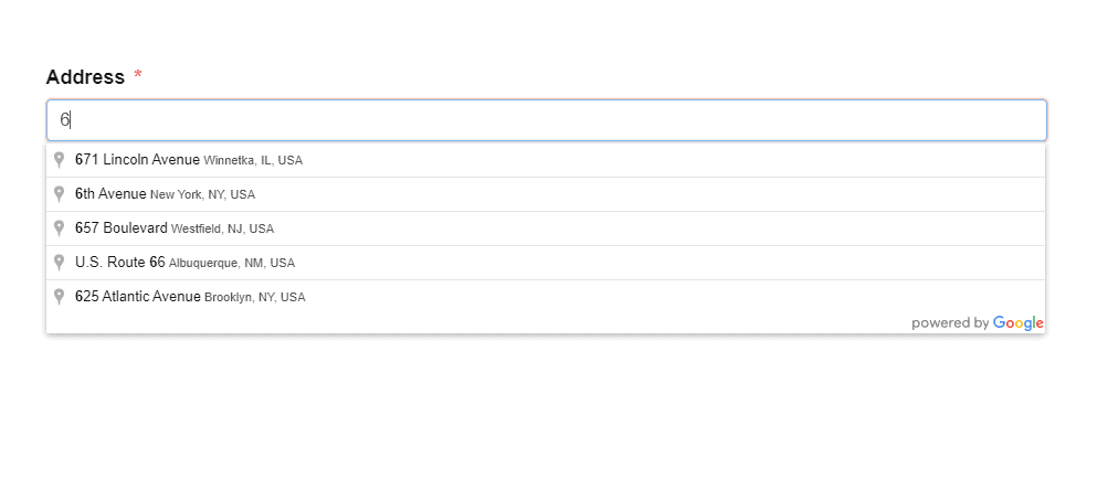 How to use Google Places to autocomplete address in forms